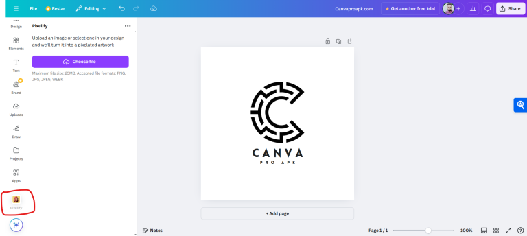 How to Pixelate an Image in Canva Using Pixelify? - Canva Pro Apk