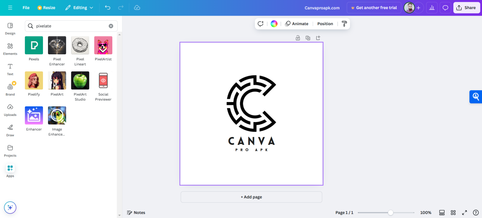 How to Pixelate an Image in Canva Using Pixelify? - Canva Pro Apk